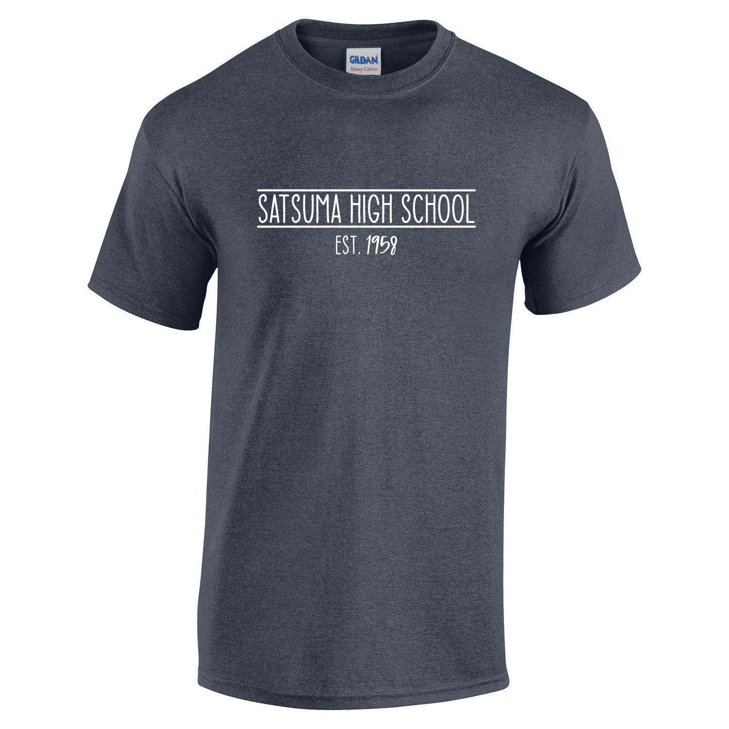Satsuma Short Sleeve T-Shirt - Charcoal Grey – Satsuma High School Apparel